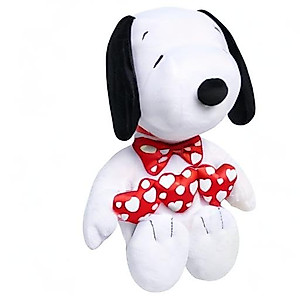 Just Play Peanuts Valentine’s Large Plush Snoopy Stuffed Animal, Kids Toys for Ages 3 Up