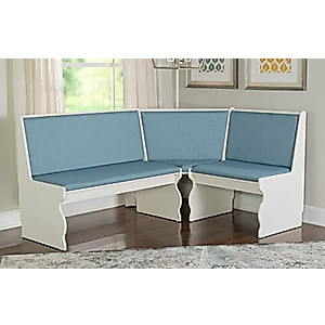 Linon Lucy Capri Blue Nook 66.25 x 34.5 x 50.25