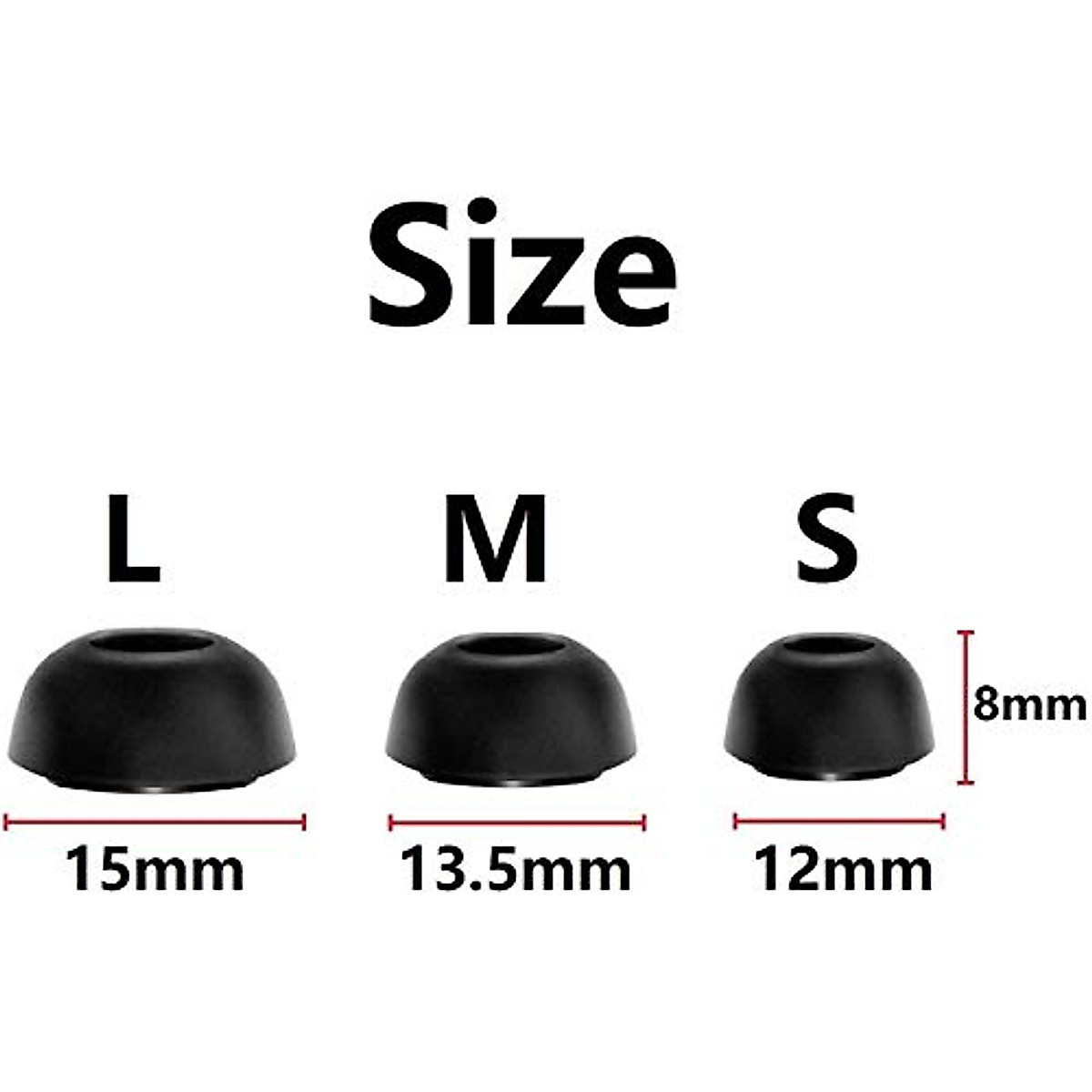 BLLQ Medium Size Foam Ear Tip Compatible with Apple AirPods Pro, Memory Foam Ear Tips, Fit in Case,with Built-in Dust-Guard Net,Noise Cancelling,Comfortable, Medium 2 Pairs