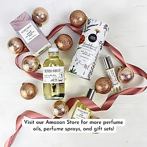 Santal Perfume Oil Rollerball (Roll on) | Herb & Root | 10ml | Virginia Cedar and Palo Santo, Smoky Woods Fragrance for Men or Women