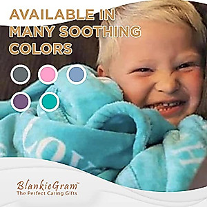 BlankieGram Christian Blanket - “Faith” Plush Throw Blanket - Inspired Gifts Ideas for The Entire Family, Comfort Gifts, Purple