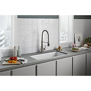KOHLER K-8206-CM6 Cairn Sink, 33 in, Matte White