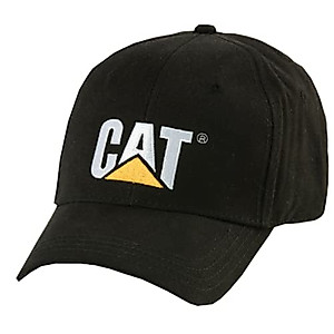 Caterpillar Men's Cat Trademark Cap, Black, One Size