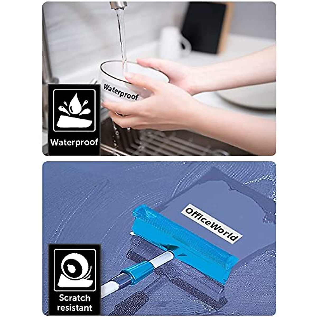 T-Ze231 Compatible Label Tape Replacement for Brother PTouch TZe-231 TZe231Tape, 6 Packs 0.47" x 26.2'(12mm x 8m), Black on White