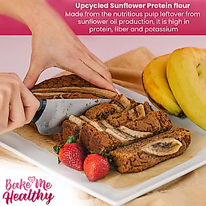 Bake Me Healthy Banana Bread Mix - 10.8 oz / 306 g - Vegan, Non-GMO, Dairy & Gluten Free Muffins - No Refined Sugar Plant-Based Baking Mix - Makes 12 Fluffy Banana Muffins or 1 Banana Loaf