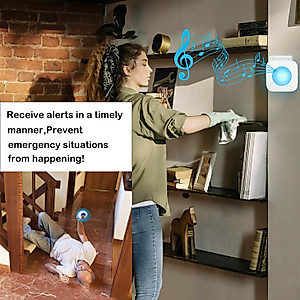 LIOTOIN Wireless Caregiver Pagers Call Button Nurse Alert System Call Bell Call Light Alert Button for Home/Elderly/Patients/Disabled 3 Transmitters 3 Plugin Receivers (600+ft Operating Range)…