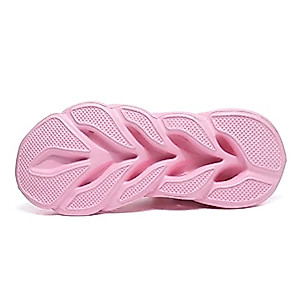 Jakcuz Slip on Sneakers for Women Running Athletic Sports Fitness Cushioning Tennis Shoes Pink Blue Shoes Women Gym Shoes Size 10.5