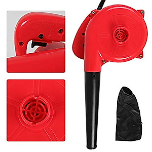 Boshen Handheld Electric Leaf Blower 110V 700W 5.5A 2 in 1 Corded Vacuum & Sweeper Lightweight Multifunctional Mini Leaf Blower for Home Porch Patio Computer Car