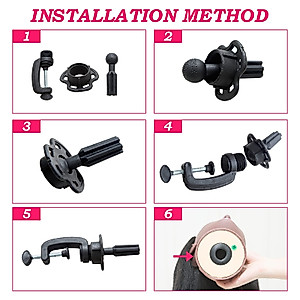 Mannequin Head 50% Human Hair Hairdresser Cosmetology Mannequin Manikin Training Head Hair and Free Clamp Holder (zhifa-2)