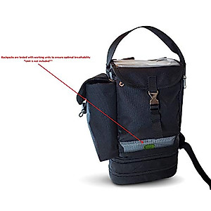 Backpack for Philips Respironics SimplyGo Min POC (only fits the SimplyGo mini, not the regular) Carrying Holder Backpack for both standard & extended batteries