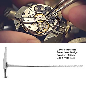 Mini Hammer, Round Head Steel Hammer Multifunctional Mini Claw Hammer Portable Jewelry Making Repair Hammer Handle Household Hammers Nail Puncher Sided Chasing Hammer for Metalwork