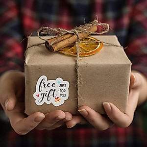 WHING Just for You Stickers Labels Small Business Online Shop Owners Order Packages Thank You Handmade Stickers, Irregular Shape Present Label for Business Gift Bags and Retailers, 500pcs