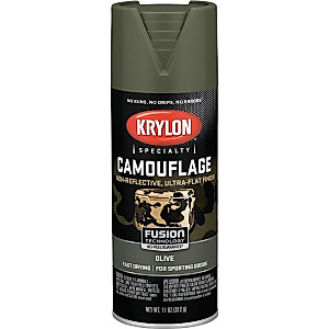 11 oz Krylon K04293777 Fusion For Plastic Olive Spray Paint Camouflage