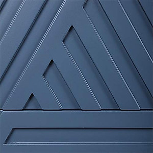 BOWERY HILL Contemporary Drawer Chest in Deep Sea Blue