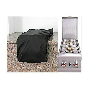SUNSTONE COVERDB Weather Proof Cover for Slide-In Double Side Burner,Stainless Steel