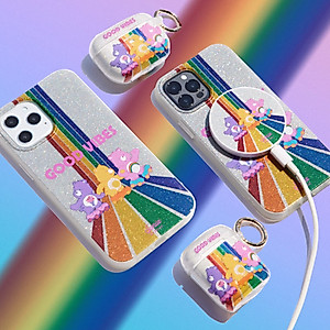 Sonix x Care Bears Case for iPhone 12 Pro Max Featuring Built in Self-Aligning Compatibility with MagSafe Charging [10ft Drop Tested] Protective Good Vibes Rainbow Case for Apple iPhone 12 Pro Max