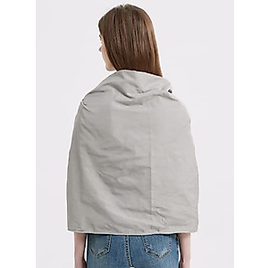 Radia Smart® EMF Protection Scarf, Silver Fiber Fabric, RF Blocker Radiation Protection, 5G, WiFi, Cellular, Bluetooth. High Shielding Efficiency. Multiple Ways To Wear.