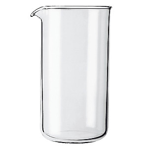 GROSCHE Borosilicate 3.3 Glass Universal Replacement Beaker for French Coffee and Tea Press Makers, 51 fl oz, Large