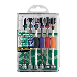 VESSEL Precision Screwdriver Set TD-57 / A/F2.2 / A/F3.0 / A/F4.0 / A/F4.5 / A/F5.0 / A/F5.5