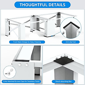 YAFF 2-in-1 Washer Dryer Pedestals 29" - Laundry Stand Raiser for Washer and Dryer, Steel Washing Machine Pedestal, Fits Most 4.8-5.3 cu. ft. Capacity Washers