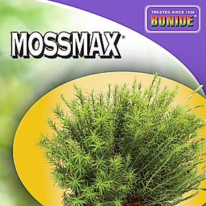 Bonide MossMax, 6 lbs. Ready-to-Use Granules Kill Lawn Moss Quickly at Home, Fast Acting and Effective Formula