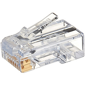 Platinum Tools 100010B EZ-RJ45 Cat6 Connector, 100-Pack