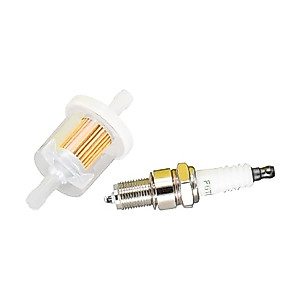 Firmusparts Air Filter 793569 793685 GY21055 MIU11511 Oil Filter 696854 695396 492932S 492932 Compatible with Intek 20-21 Gross HP Compatible with John Deere LA125 LA115 D100 E110 Lawn Mower Tractor