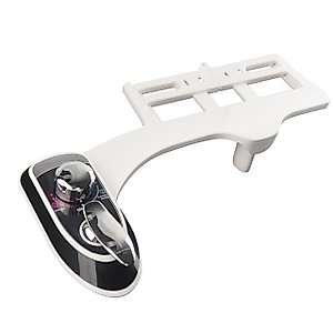 UbiGear Hot & Cold Water Spray Bathroom Bidet Self Cleaning Dual Nozzle Non-Electric Mechanical Toilet Restroom Seat Cover Attachment (UBI-AMI-610)