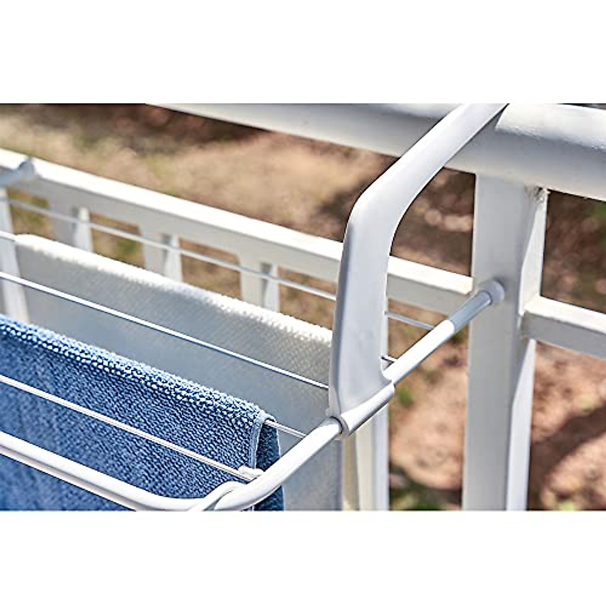 TOYLNGA Clothes Hanging Clothes Rack,Drying Rack,Multi Purpose Extendable Portability Drying Rack for Shoe&Socks (Grey)