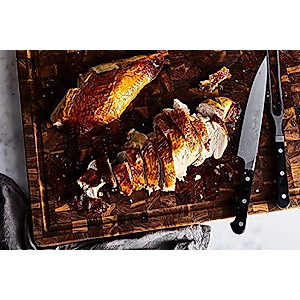 Carving Knife and Fork Set, Carving Set for Chicken Meat Turkey Carving Knife and Fork Set, BBQ Knife Set