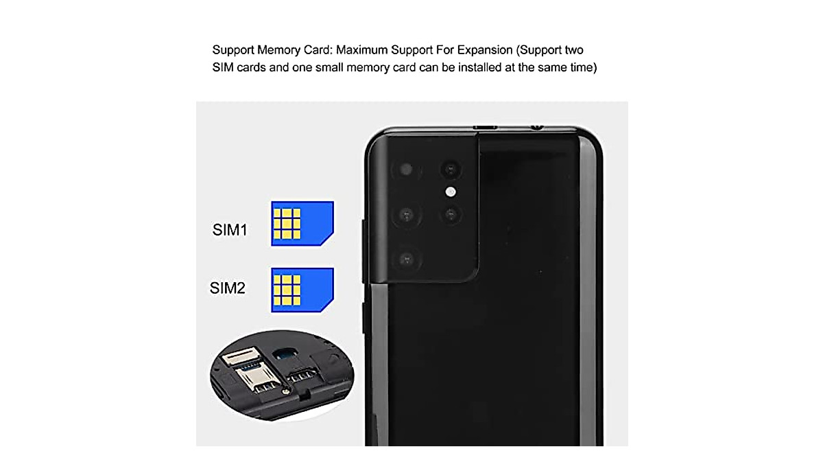 Cuifati S21 Ultra 5.3in Unlocked Smartphone with Face ID & Dual SIM