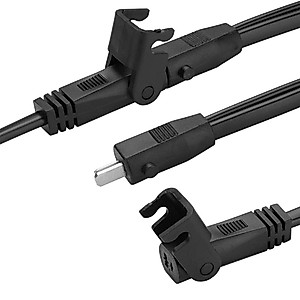 78 Inches 2 Pin Splitter Lead Y Power Cable Used to Connect 2 Electric Recliner Motors of Chair Lifts to 1 Power Transformer