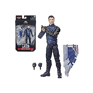 Marvel Legends Series Avengers 6-inch Action Figure Toy Winter Soldier, Premium Design and 2 Accessories, for Kids Age 4 and Up