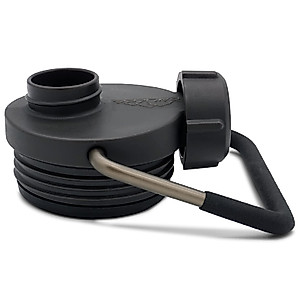 TrailKeg Mod-Lid - Fits TrailKeg bottles, Yeti Ramblers - Solid Metal Handle and Cap Keep