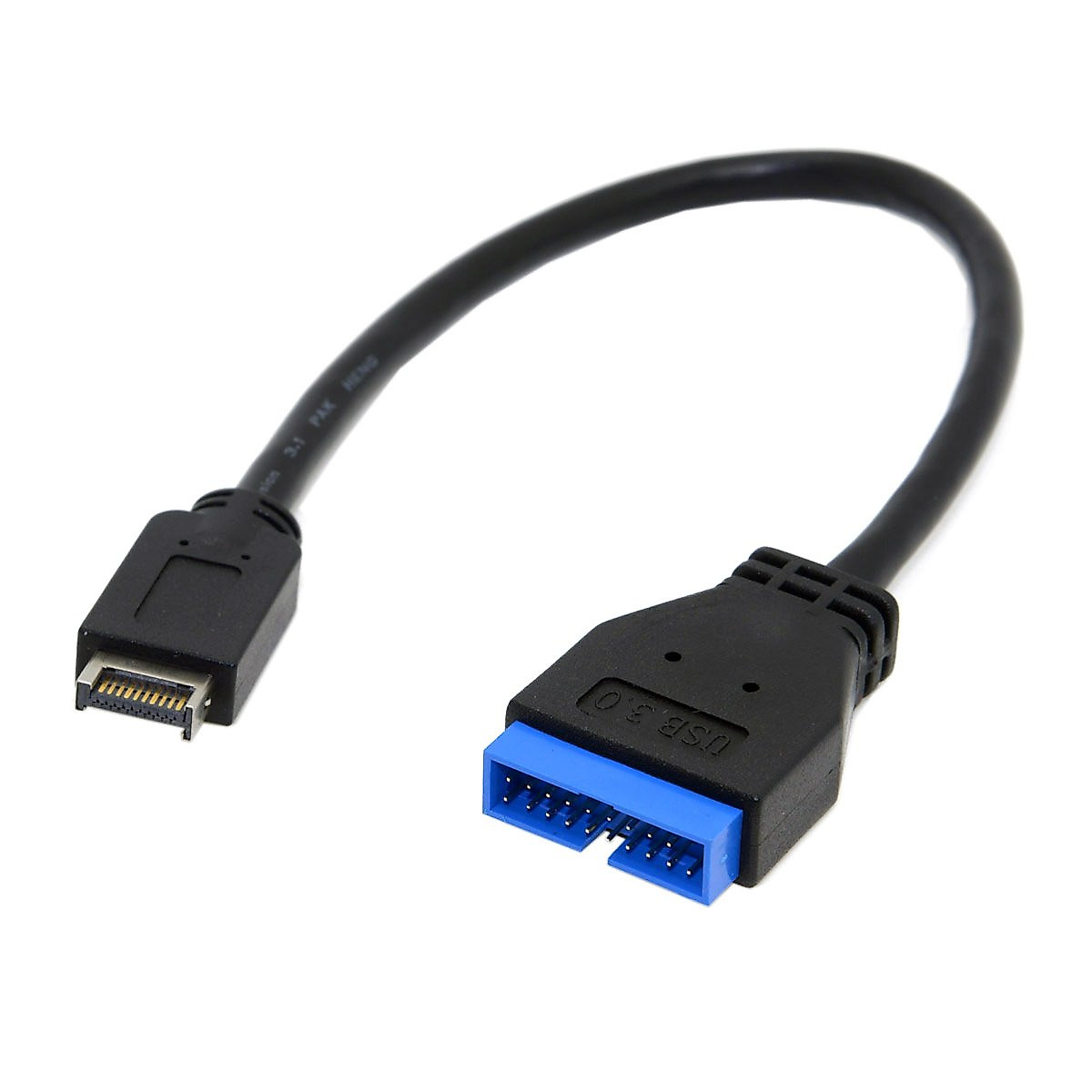 Cablecc USB 3.1 Front Panel Header to USB 3.0 20Pin Header Extension Cable 20cm for ASUS Motherboard