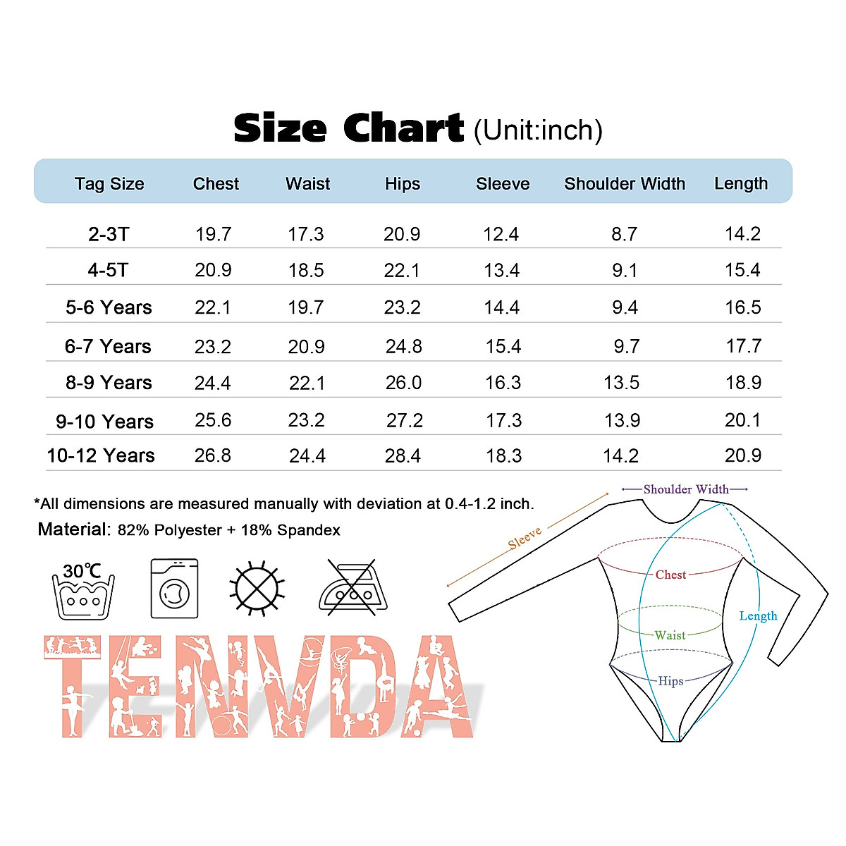 TENVDA Gymnastics Leotards for Girls with Dance Shorts 6-7 Years Old Purple Sparkly Unicorn Printed USA Kids Long Sleeve One-Piece Athletic Bodysuit Tumbling Outfit