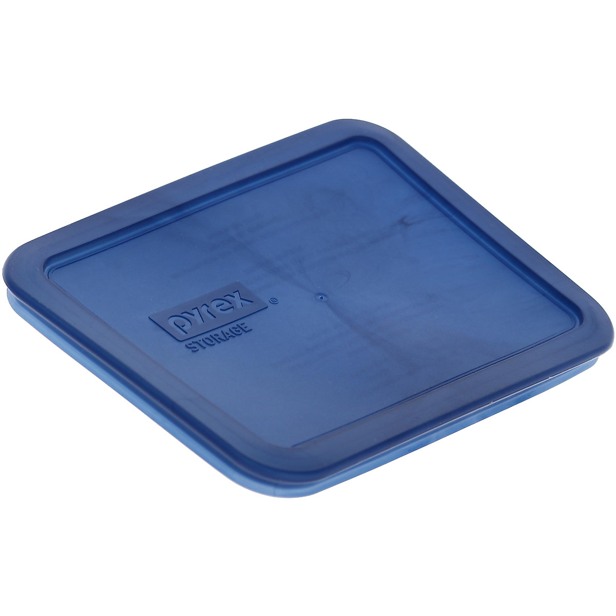 Pyrex 7210-PC-TR 3-Cup Translucent Marbled Blue Replacement Food Storage Lid - Made in the USA
