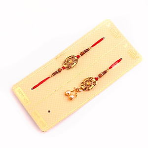 Rakhi for Brother and Bhabhi, Lumba Bhai Bhabhi Rakhi Set, Rakhi Set for Brother Sister Raksha Bandhan Rakhi Gift Set for Bhaiya Bhabhi, Traditional Indian Rakshabandhan Gifts for Brother Sister