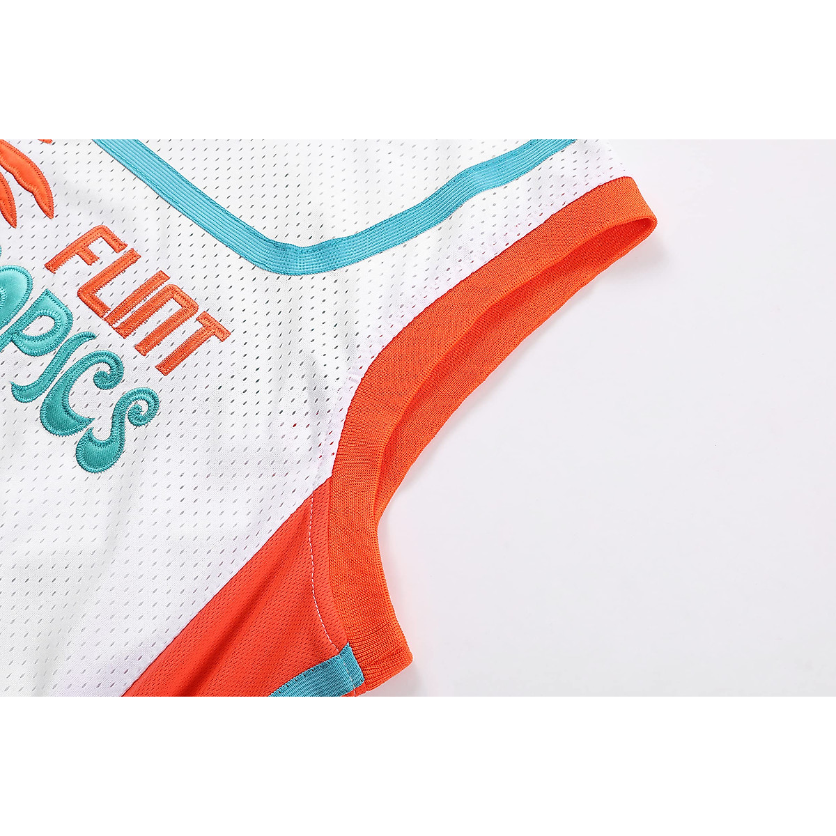 Flint Tropics Jackie Moon #33 Coffee Black #7 Semi Pro 90s Hip Hop Clothes for Party Men Basketball Jersey Green White (7 White, Large)