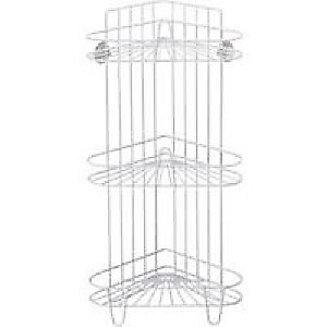 Homebasix SS-SC3-29-PE-3L 3 -Tier Shower Caddy, White