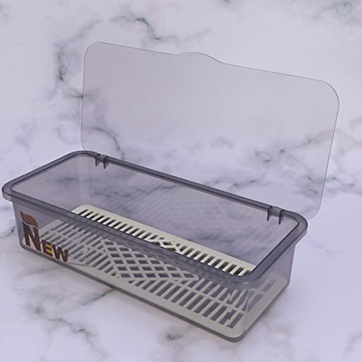 OUNONA Boxes to Home Tool with Containers Drainer Covered Utensil and Holders Trays Storage Keeps Container Dinnerware Color Plastic Organized Drain Chopsticks Flatware Tray Holder
