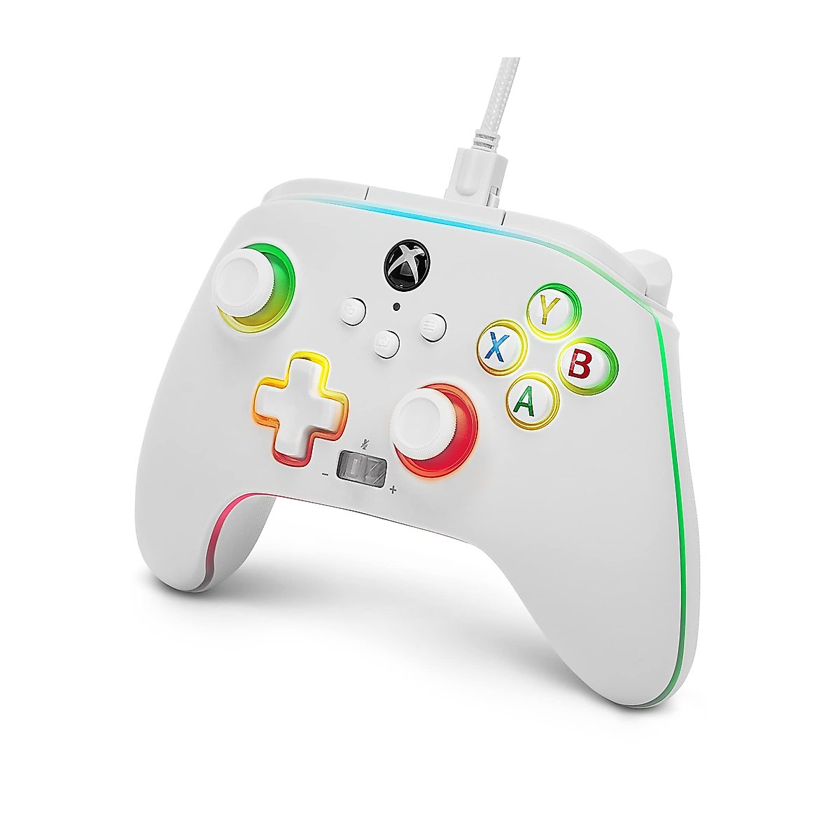 PowerA Spectra Infinity Enhanced Wired Controller for Xbox Series X|S - White (Amazon Exclusive), gamepad, video gaming controller, works with Xbox One and Windows 10/11, officially licensed