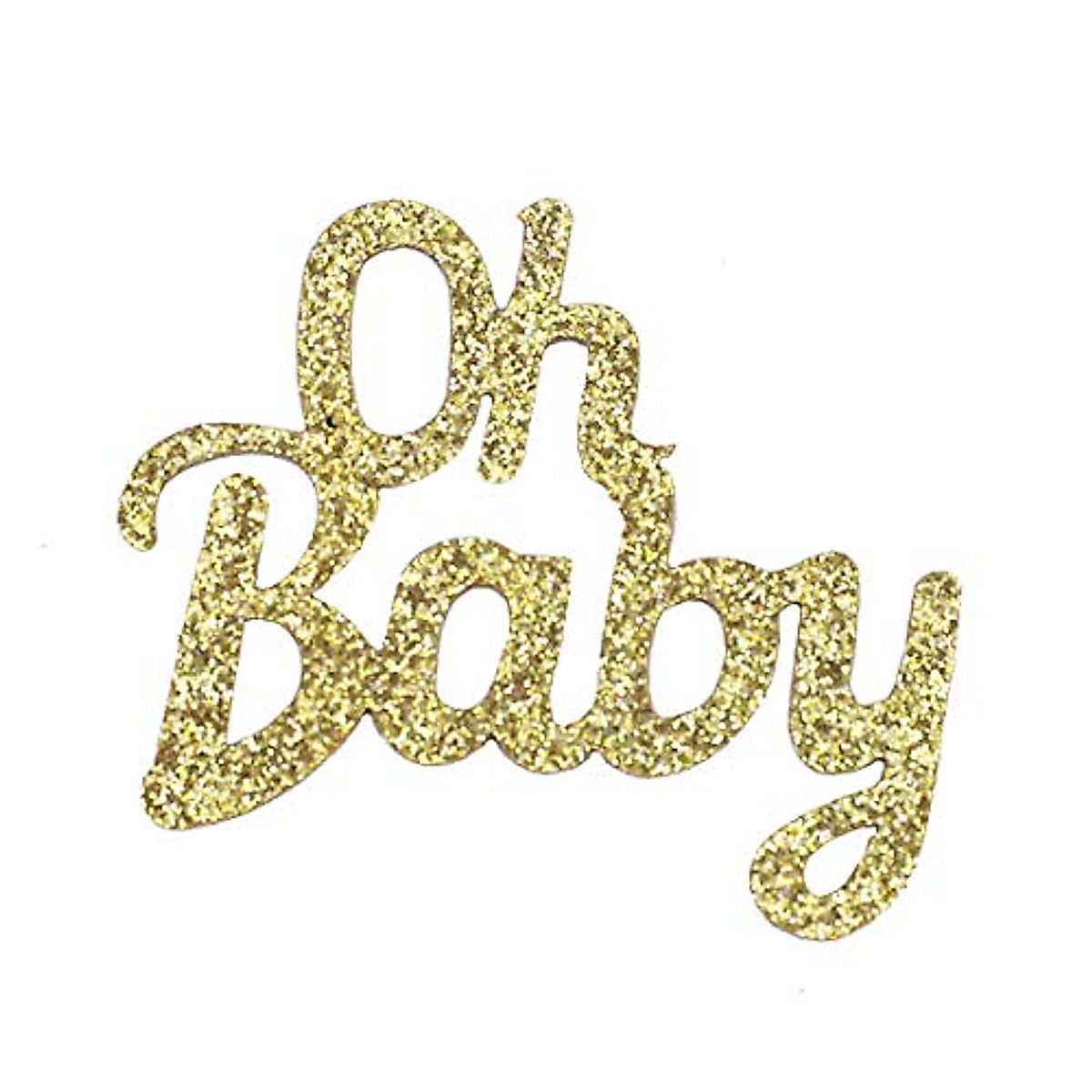 230 Pcs Elephant Confetti Gold Glitter Oh Baby Gender Reveal Table Confetti Pink Blue Gray Confetti for Baby Shower Gender Reveal Party Decorations by Topfunyy