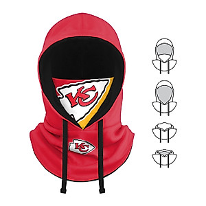 FOCO Kansas City Chiefs NFL Drawstring Hooded Gaiter