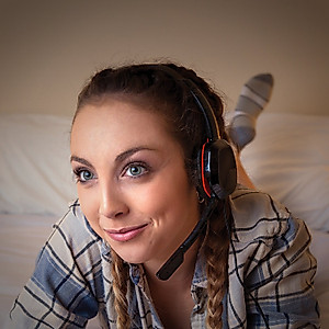 PDP Afterglow LVL 1 Wired Chat Headset With Noise Cancelling Microphone: Red - Nintendo Switch