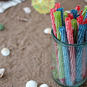 Sour Punch Twists, 6" Individually Wrapped Soft & Chewy Candy Tub, 4 Fruit Flavors, 62.4 Oz