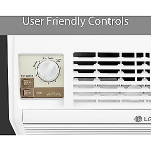 LG LW5016 5000 BTU Window Air Conditioner with Manual Controls Bundle with 1 YR CPS Enhanced Protection Pack