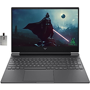 HP 2023 Victus 15.6" 144Hz Gaming Laptop, AMD Ryzen 7 5800H, 32GB RAM, 1TB PCIe SSD, NVIDIA GeForce RTX 3050Ti Graphics, Backlit Keyboard, Windows 11 Home, Gray, Free 32GB USB Business Card