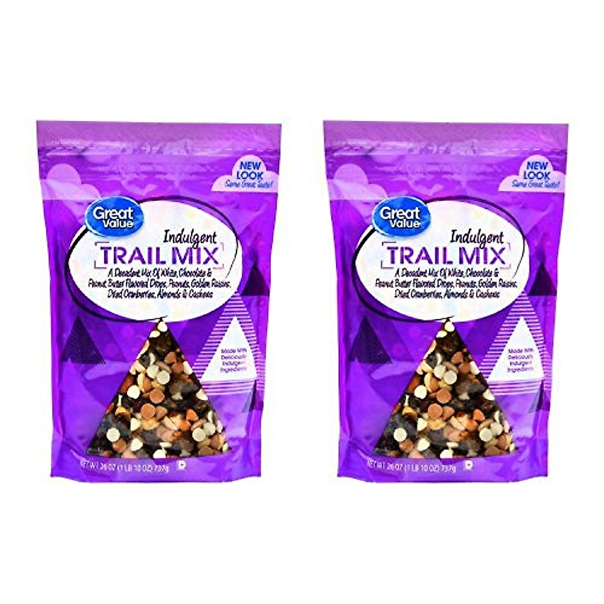 Great Value Trail Mix, Indulgent, 26 oz (2 PACK)