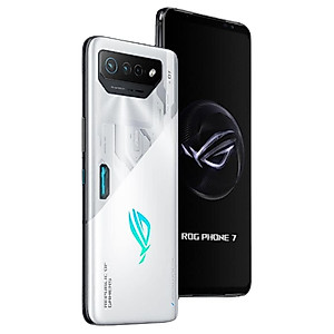 ASUS ROG Phone 7 5G Dual SIM 512GB 16GB RAM Factory Unlocked (GSM Only, No CDMA - not Compatible with Verizon/Sprint) Global Version - White